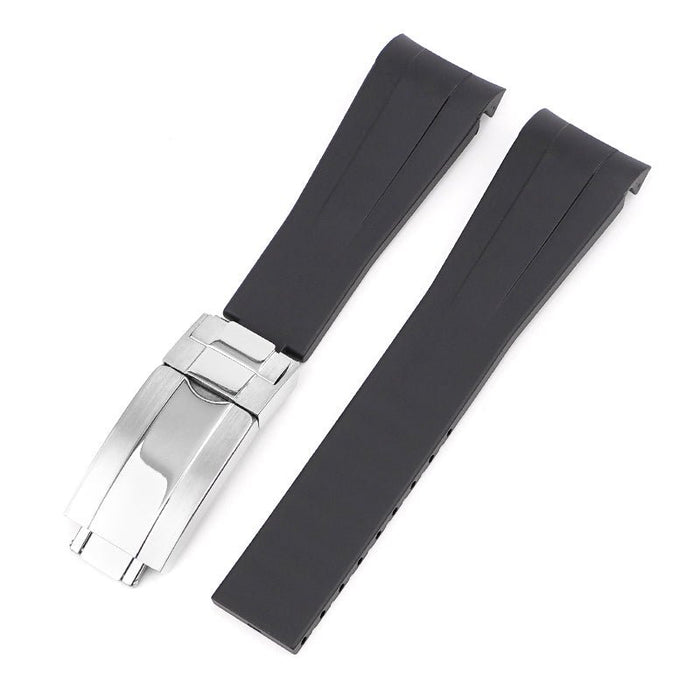 Black Rubber Strap for Rolex Daytona – Classic Fit | Helvetus®
