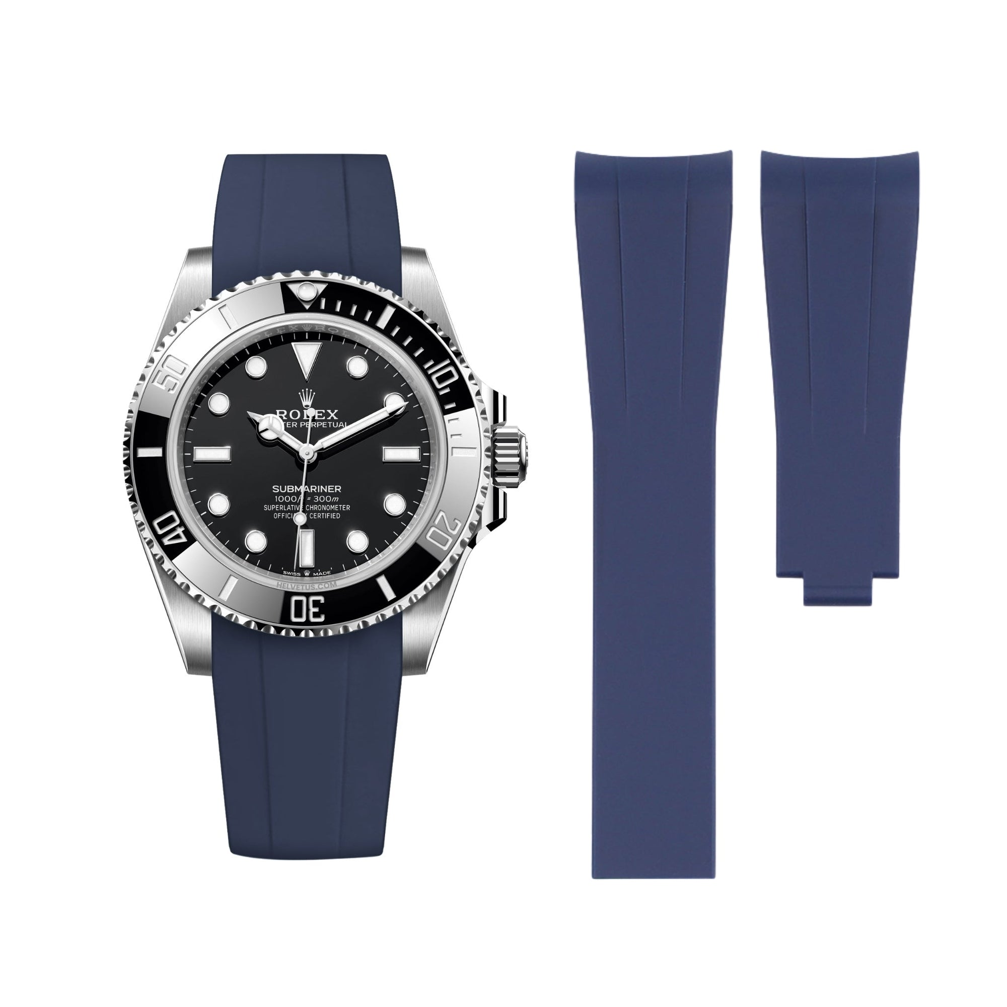 Navy Blue Strap for Rolex Submariner – Deep Color | Helvetus®